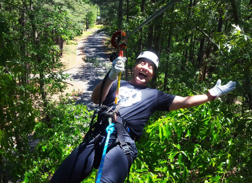 Zipline Wind Creek State Park - Alabama - Screaming Eagle